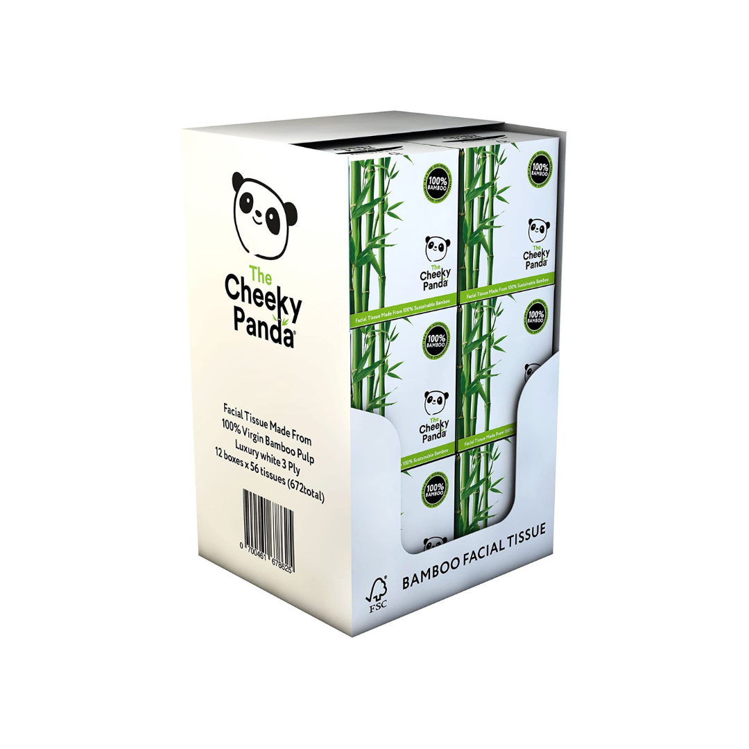 Bamboo Tissues: Box of 12 Bamboo Pocket Tissues · Cheeky Panda US – The ...